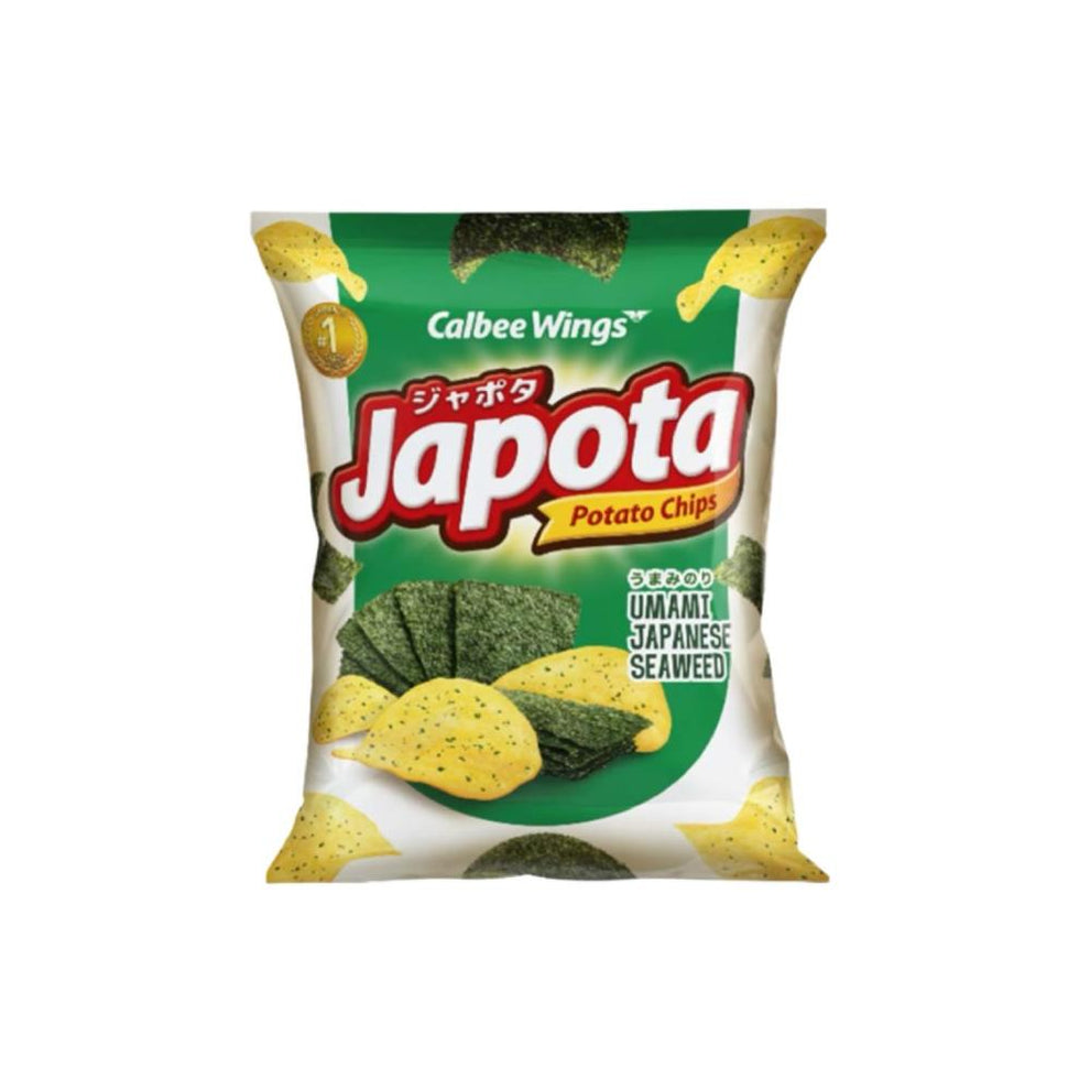 Calbee Wings Japota Potato Chips (Umami Japanese Seaweed) 68g – HelloAsia!