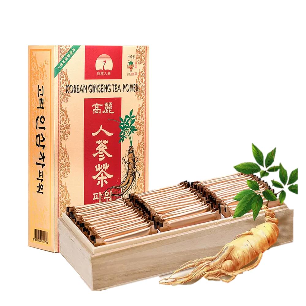 Hakpyo Korean Ginseng Tea (Wooden Box) 150g – HelloAsia!