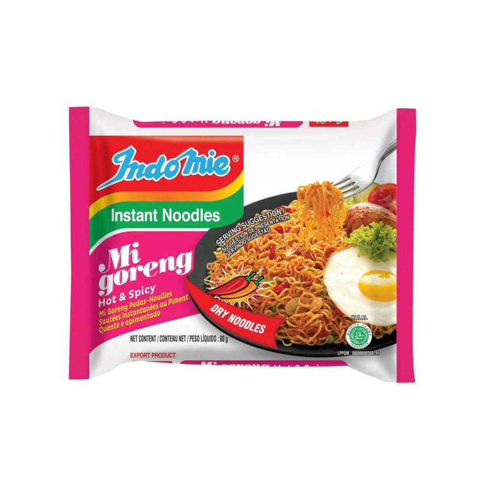 Indomie Mi Goreng Instant Noodles Hot Spicy 80g HelloAsia indomie-mi-goreng-instant-noodles-hot-spicy-80g-helloasia